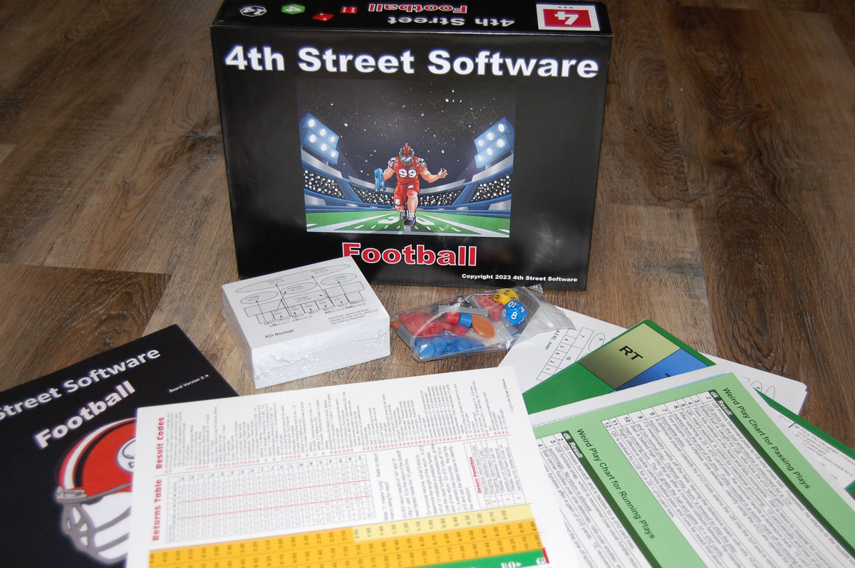 Football-Game Parts, Play Cards, etc. – 4th Street Software